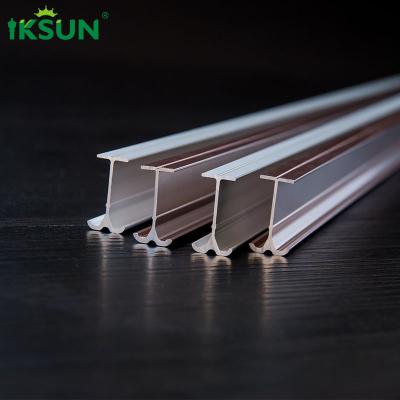 China 0.8mm Ultrathin Curved Curtain Track For Room Home Hotel 670cm Length for sale