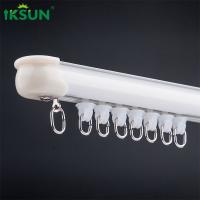 China 0.8mm Ultrathin Wall Mounted Curtain Track System Flexible With Powder Coating for sale