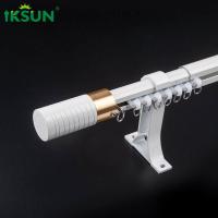 China ODM Aluminium Curtain Rod , Telescopic Curtain Pole With Electrophoresis Treatment for sale