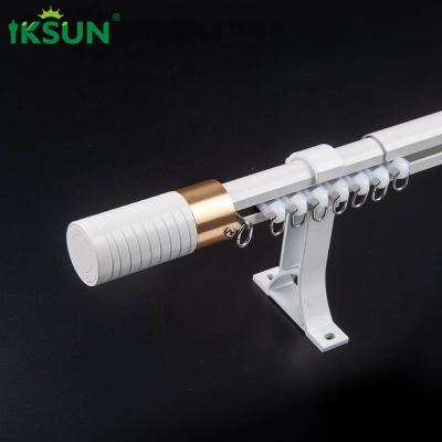 China ODM Aluminium Curtain Rod , Telescopic Curtain Pole With Electrophoresis Treatment for sale