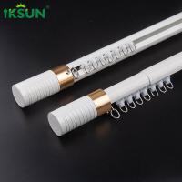 China Stretchable Telescopic Tension Pole 28mm Pipe Living Room Metal Tension Curtain Rod for sale