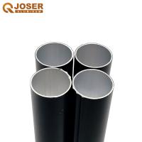 China Iksun 43mm Anodized Round Aluminium Extrusion Roller Blind Pipe With Groove for sale