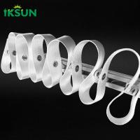 China 30m Ripple Fold Wave Curtain Track Aluminium S Fold Curtain Track Rail for sale