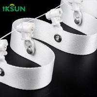 China 1.2mm Thickness Aluminium Curtain Track Electric Curtain Rail S Wave Fold Curtain Tape for sale