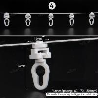 China 60/70/80mm Ripple Rold Curtain Track Runner for sale