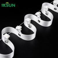 China Aluminium Alloy 100mm S Fold Curtain Tape 50kg Bearing Capacity for sale