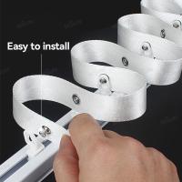 China Aluminium Alloy 100mm S Fold Curtain Tape 50kg Bearing Capacity for sale