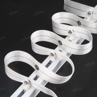 China Aluminium Alloy 100mm S Fold Curtain Tape 50kg Bearing Capacity for sale