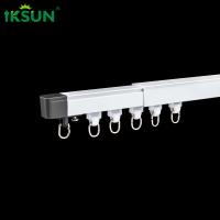 China Aluminium 6063 Extendable Curtain Track 1.1-4.5 Meter Adjustable Length for sale