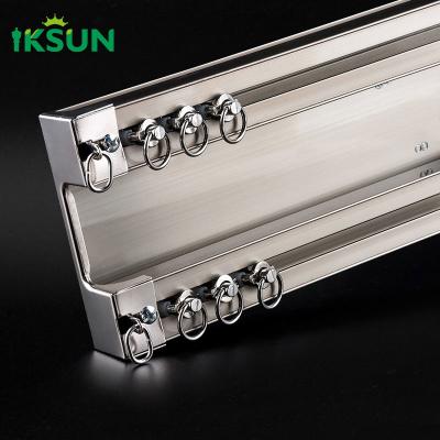 China T5 Temper Aluminium Curtain Rail Track Heavy Duty Screws Mount for sale