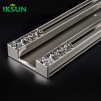 China T5 Aluminum Ceiling Curtain Track Length 5.8-6.7m Thickness 1.1mm for sale