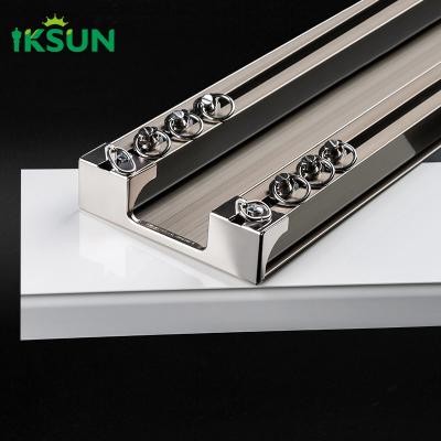 China T5 Aluminium Curtain Track Ceiling Mounted Installation for sale