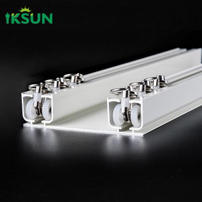 China Double 6063 Aluminium Curtain Track 30-50kg Load ISO9001 for sale