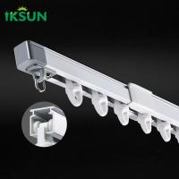 China Single Aluminum Extrusion Extendable Curtain Track Ajustbale Curtain Rail T5 for sale