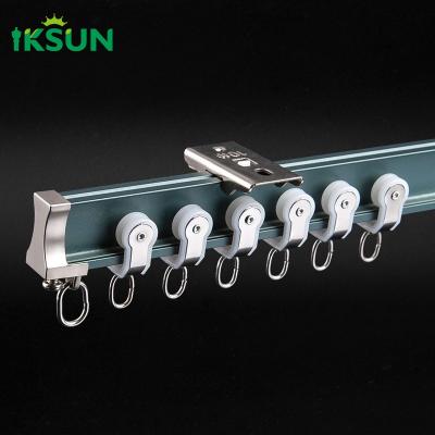 China Home Curved Curtain Track Flexible Curtain Rail Corner Aluminium for sale
