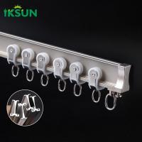 China Home Curved Flexible Curtain Rail Corner Aluminium Curtain Poles Tracks Accessories for sale