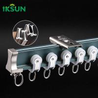 China Home Curved Flexible Curtain Rail Corner Aluminium Curtain Poles Tracks Accessories for sale