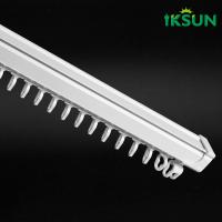 China Heavy Duty S Fold Curtain Track Ripple Wave Curtain Rail  1.2mm Thickness for sale
