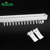 China White S Fold Curtain Tape For Bedroom Living Room Smooth Silent Simple Easy Installation for sale