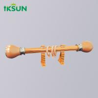 China Modern Fitting Room Decor Window Grommet Golden Curtains Rods Set 28mm Metal Aluminum Alloy Curtain Poles for sale