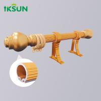 China hot selling curtain walls accessories holder aluminum single long curtain rod set and rails for sale