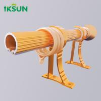 China hot selling curtain walls accessories holder aluminum single long curtain rod set and rails for sale