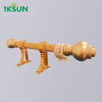 China Aluminum Alloy Curtain Rod, Thickening, Nordic Simple, Mute Perforated Bracket, Side Mounted, Single Rod for sale