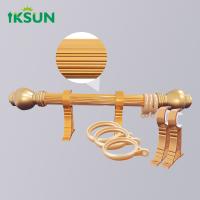 China Aluminum Alloy Curtain Rod, Thickening, Nordic Simple, Mute Perforated Bracket, Side Mounted, Single Rod for sale