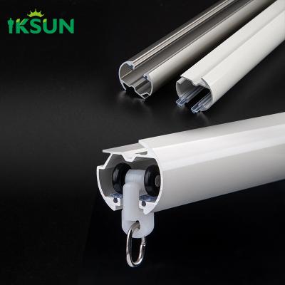 China Straight Window Rail Roller Aluminium Curtain Track T5 Temper for sale
