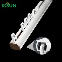 China Double Track Ceiling Curtain Rail Aluminum Profile Extrusion Rail For Home Decoration for sale