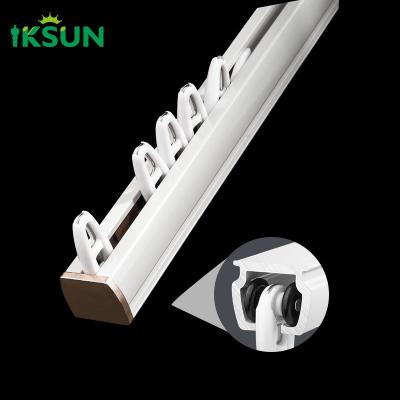 China T5 Temper Curtain Rail Pole Metal Aluminum Curtain Track Rail for sale