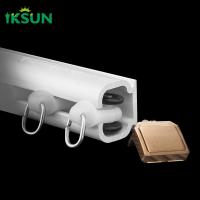 China Aluminium Alloy Ceiling Curtain Track Wall Mounted Electric Curtain Rail Track for sale