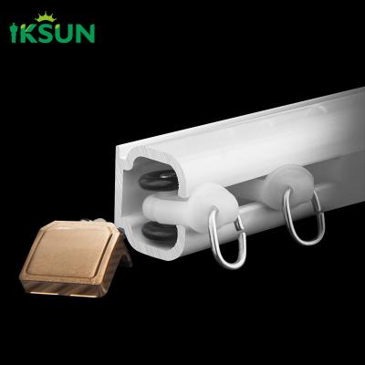 China Ceiling Mounted Silent Gliss Curtain Track Aluminium Alloy 6063 for sale
