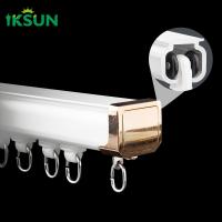 China Ceiling Mounted Silent Gliss Curtain Track Aluminium Alloy 6063 for sale