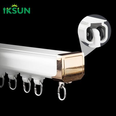 China Square 6063 Aluminium Curtain Rail With Accessories for sale