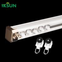 China Home Office Decoration Curtain Rail Bottom Track Cord Operated Aluminum Accessories Metal Curtain Head for sale