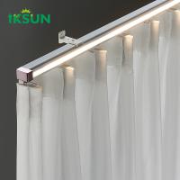 China New Design Good Quality Ceiling Curtain Track LED Lights Curtain Accessories LED Curtain Rail Track for sale