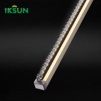 China Heavy Duty Aluminium Curtain Track 1.0mm With LED Strip Light Bay Window Curtain Track for sale