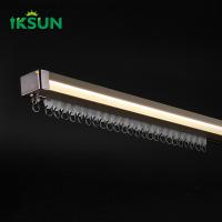 China New LED Light  Aluminium LED Curtain Track  Living Room Background Wall Light Track Kit for sale