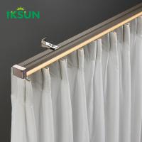 China Hot Sale LED  Light Heavy Aluminium  Curtain Track  Led Profile Light Drop Ceiling Curtain Track for sale