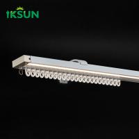 China Factory Aluminium Curtain Single Track With LED-Lighting Outdoor Wall Mount Curtain Rail for sale