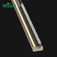 China Contemporary Aluminium LED Curtain  Track  Hanging Recessed Curtain Rail Lighting For Home Or Office for sale