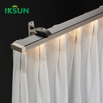China Industrial Tracklight Curtain Rail System Aluminium Led Light Track For Living Dorm Room for sale