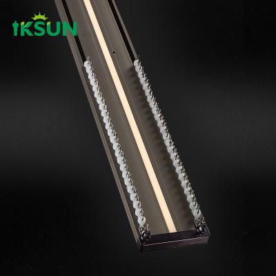China Factory Light Curtain Track  Double Ceiling  Mounted Led Curtain Rail for sale