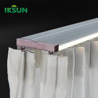 China Modern Led Tape Light Double Curtain Track  Hanging Privacy Screwfix  Rail Curtains Track for sale