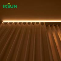 China Silent Led Light  Double  Ceiling Track   Suspended  Recessed Shower  Curtain  Double Rail for sale
