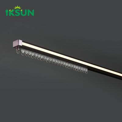 China Unique Design  Light  Led Curtain Track  Ceiling Or Wall Mount  Strip Lights Track Rail for sale