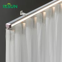 China Durable Linear Light Strip Curtain Track Aluminum Led Lighting System  For Bay Window for sale
