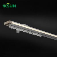 China Patent Square Curtain Track With Led- Lighting  Dimmable  Lights Track Screwfix  Rail For Living Dorm Room for sale