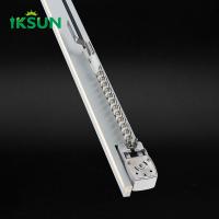 China Customize  Electrophoresis LED Electric Curtain Track Light  Linear  Recessed Silent Window Treatment for sale